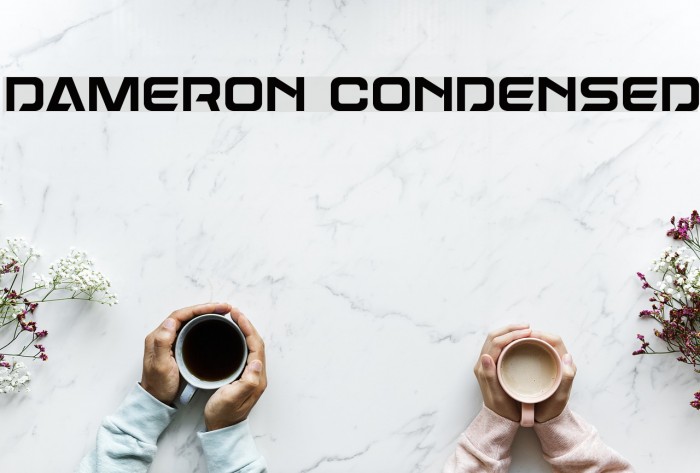 Dameron Condensed Font - FFonts.net