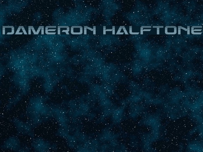 Dameron Halftone Font - FFonts.net
