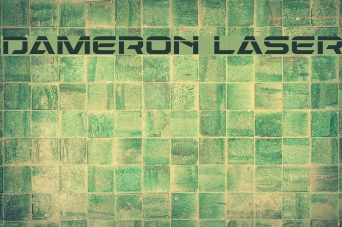 Dameron Laser Font - FFonts.net