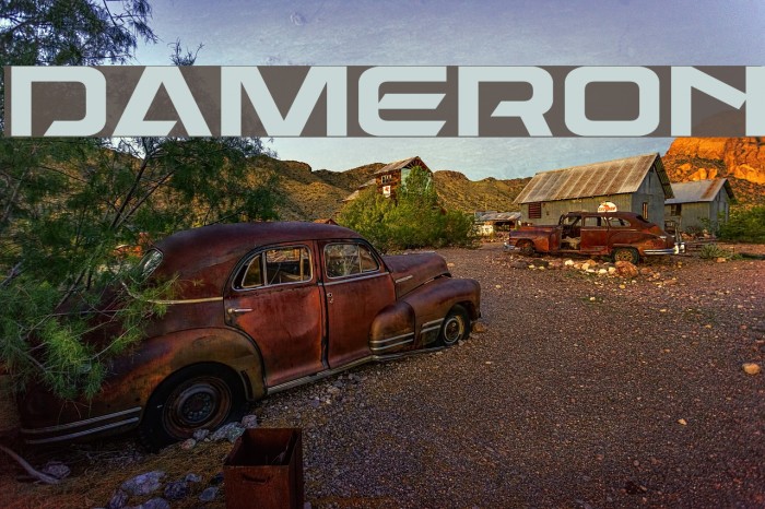 Dameron Font - FFonts.net