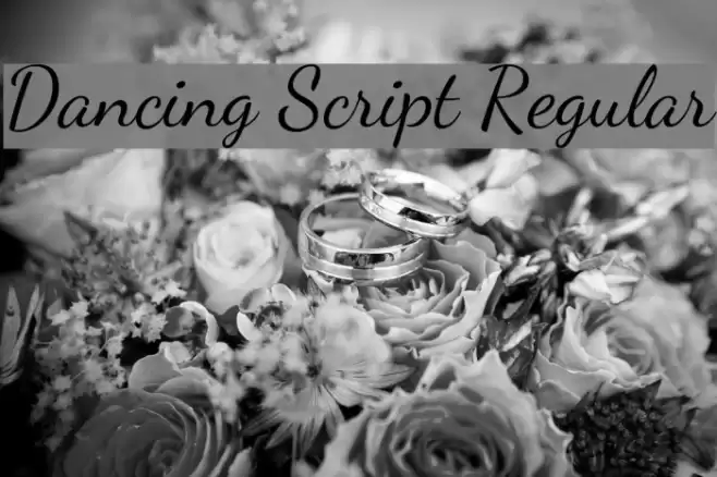 Dancing Script Regular Font | Details & Characters — FFont