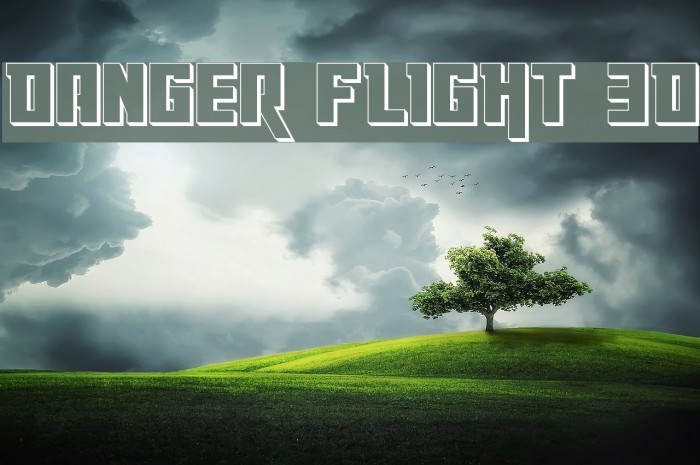 Danger Flight 3D Font - FFonts.net