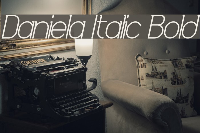 Daniela Italic Bold Font - FFonts.net