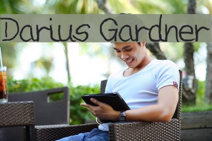 Darius Gardner Font - FFonts.net
