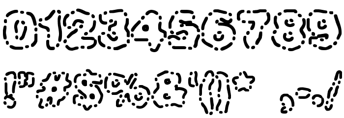 Dash Dot [BRK] Font - FFonts.net