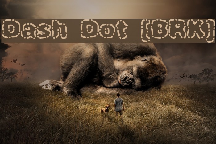 Dash Dot [BRK] Font - FFonts.net