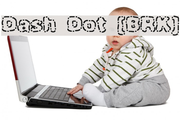 Dash Dot [BRK] Font - FFonts.net