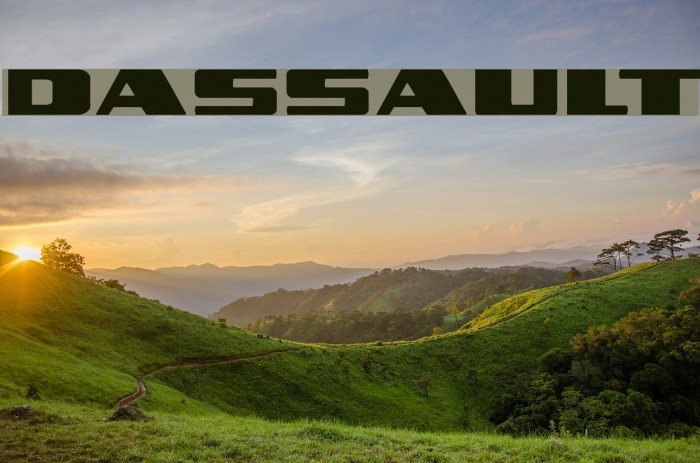 Dassault Font - FFonts.net