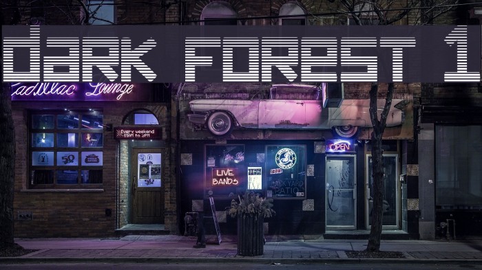 dark forest 1 Font - FFonts.net