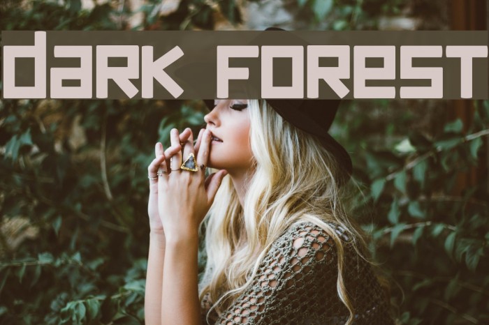 dark forest Font - FFonts.net