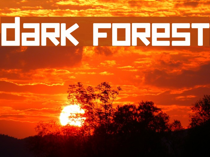 dark forest Font - FFonts.net
