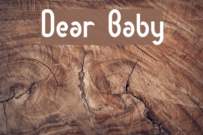Dear Baby Font - FFonts.net