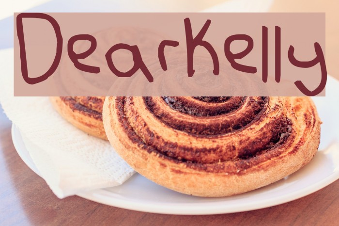 Dear Kelly Font - FFonts.net