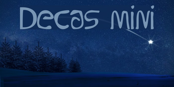 Decas mini Font - FFonts.net