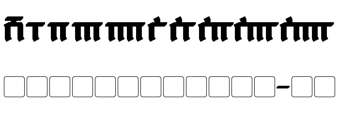 Dethek Bold Font - FFonts.net