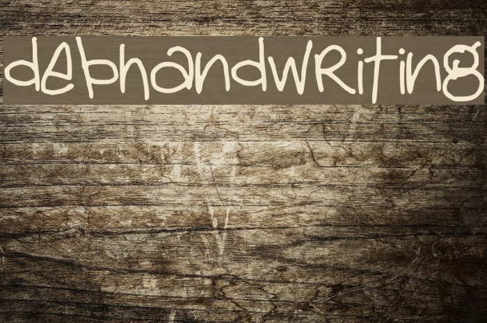 debhandwriting Font - FFonts.net