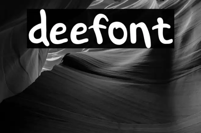deefont Font | Details & Characters — FFonts.net