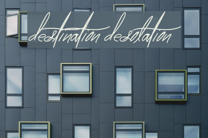 destination desolation Font - FFonts.net