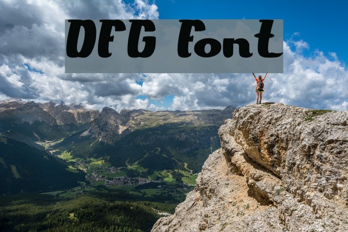 DFG Font - FFonts.net