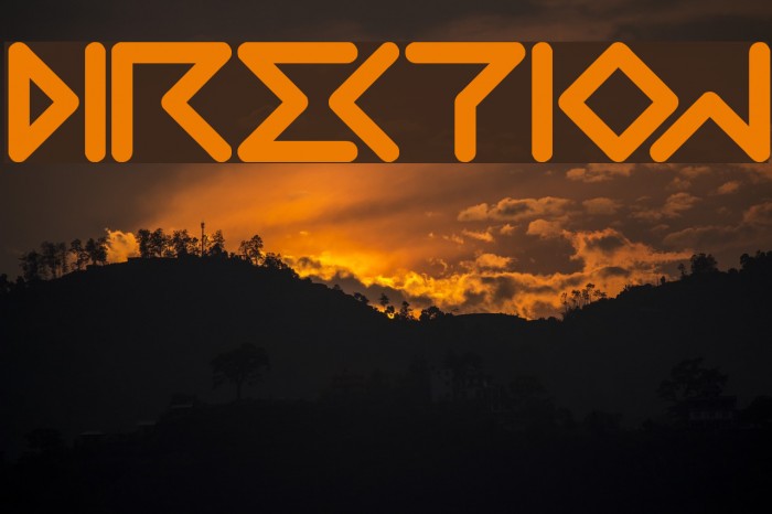 DIRECTION Font - FFonts.net