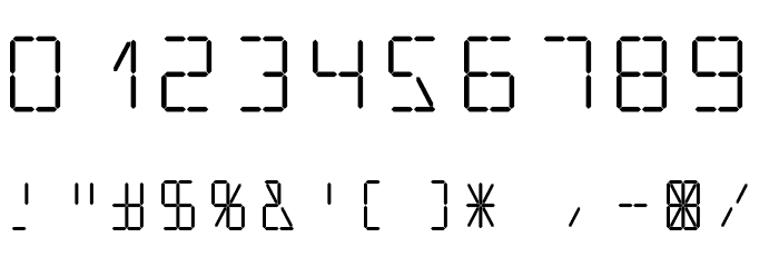 Digital16 Font - FFonts.net