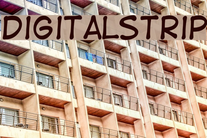 DigitalStrip Font - FFonts.net