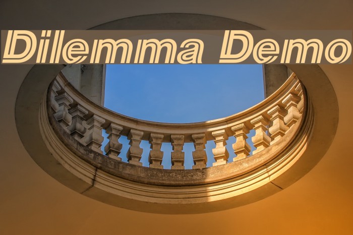 Dilemma Demo Font - FFonts.net