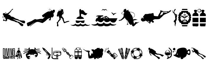 Diving Font - FFonts.net