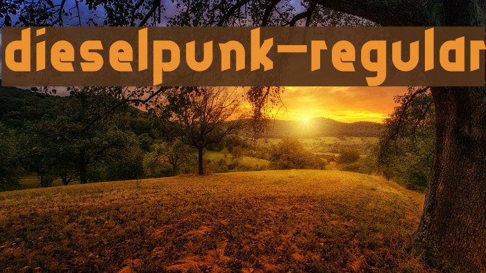 dieselpunk-regular Font - FFonts.net