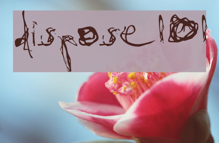 dispose101 Font - FFonts.net