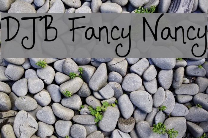 DJB Fancy Nancy Font - FFonts.net