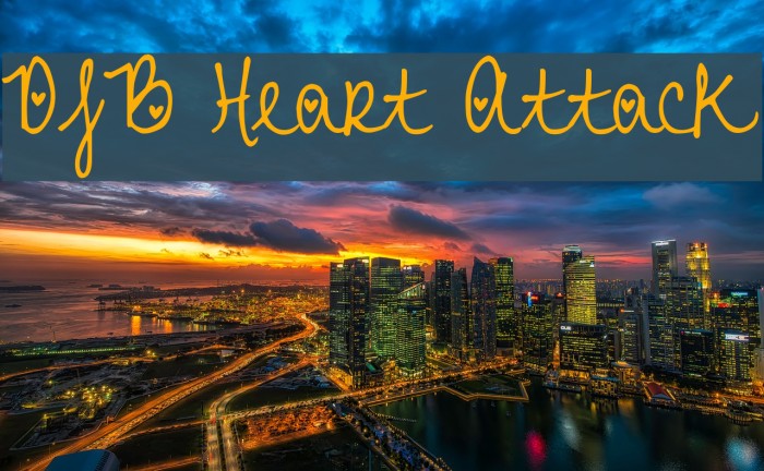 DJB Heart Attack Font - FFonts.net