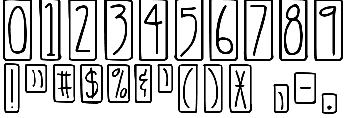 DJB Lemon Head Outlined Font - FFonts.net