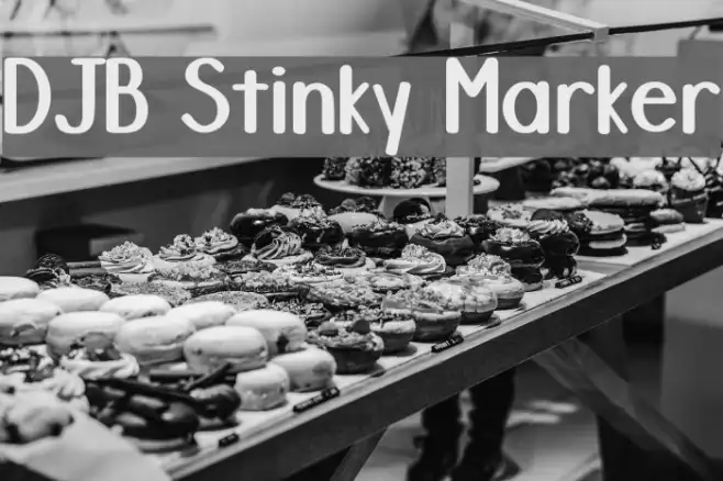 DJB Stinky Marker Font | Free Download (TTF/OTF) | FFonts.net