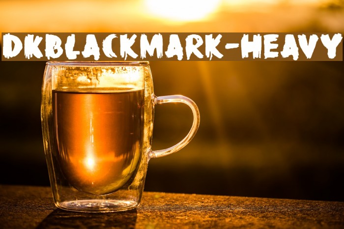 DKBlackMark-Heavy Font - FFonts.net