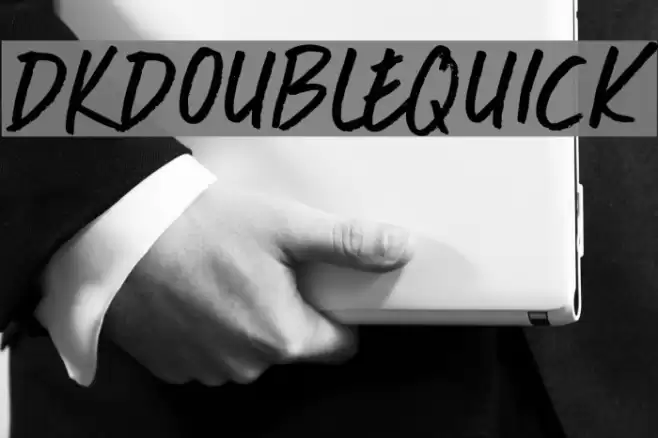 DKDoubleQuick Font - Free Download (TTF/OTF) | FFonts.net
