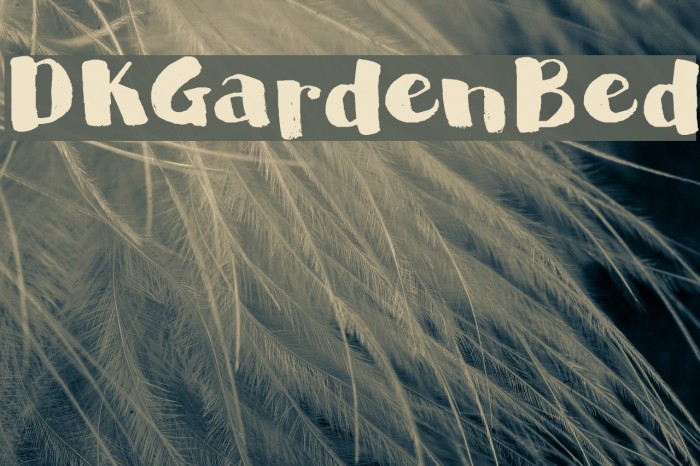 DKGardenBed Font - FFonts.net