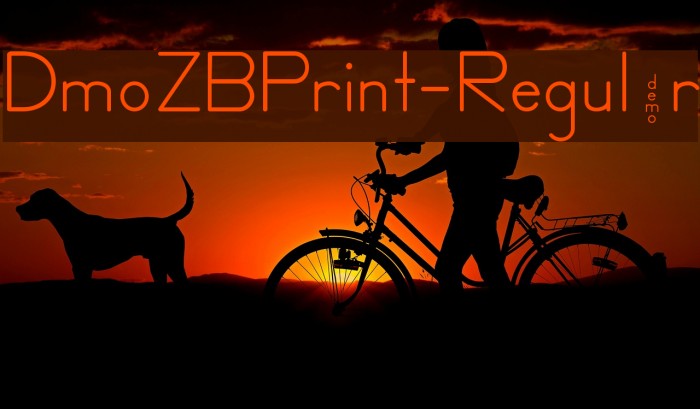 DmoZBPrint-Regular Font - FFonts.net