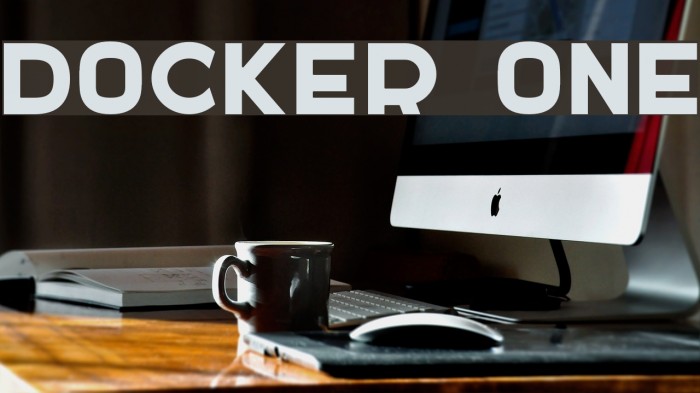 DOCKER ONE Font - FFonts.net