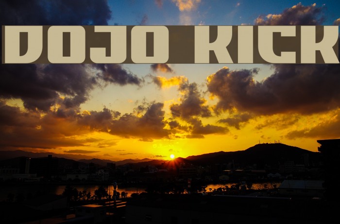 DOJO KICK Font - FFonts.net