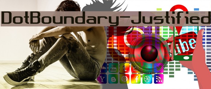 DotBoundary-Justified Font - FFonts.net