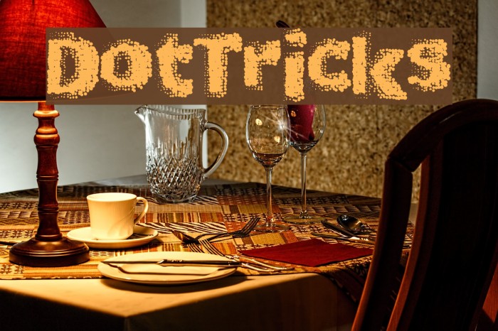 DotTricks Font - FFonts.net