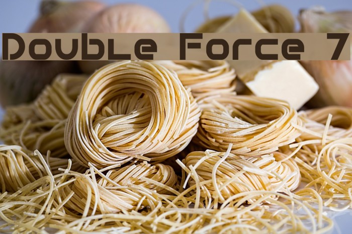 Double Force 7 Font - FFonts.net