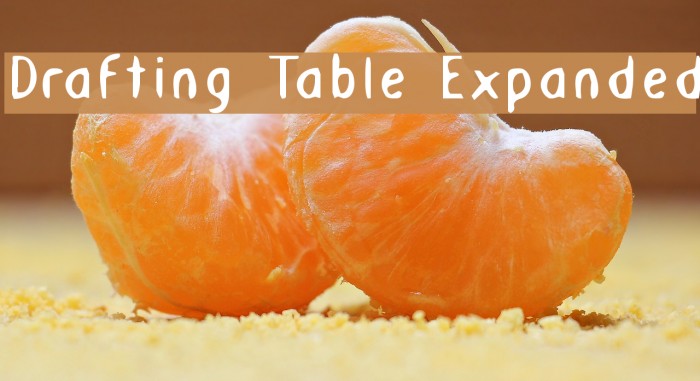 Drafting Table Expanded Font - FFonts.net