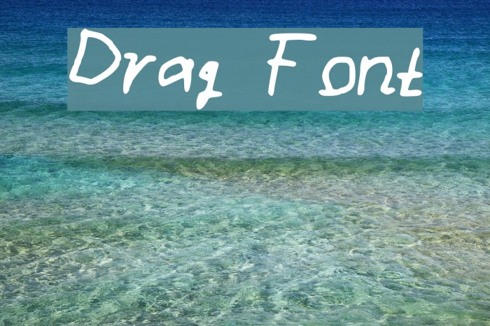 Drag Font - FFonts.net