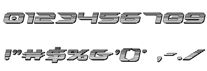 Drive Chrome Italic Font - FFonts.net