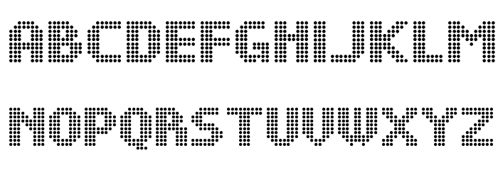 DS Dots Medium Font FFonts