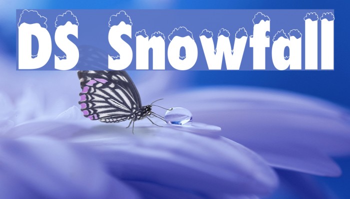 DS Snowfall Font - FFonts.net