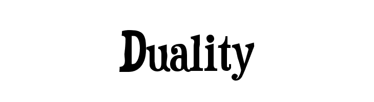 Duality-Regular Font - FFonts.net