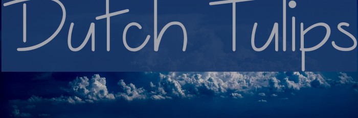 Dutch Tulips Font - FFonts.net